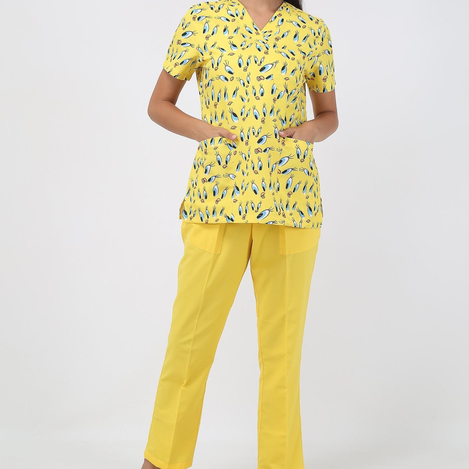 Women's scrub uniform - DOCTOR NURSE - DNG Workwear - S / polyester ...