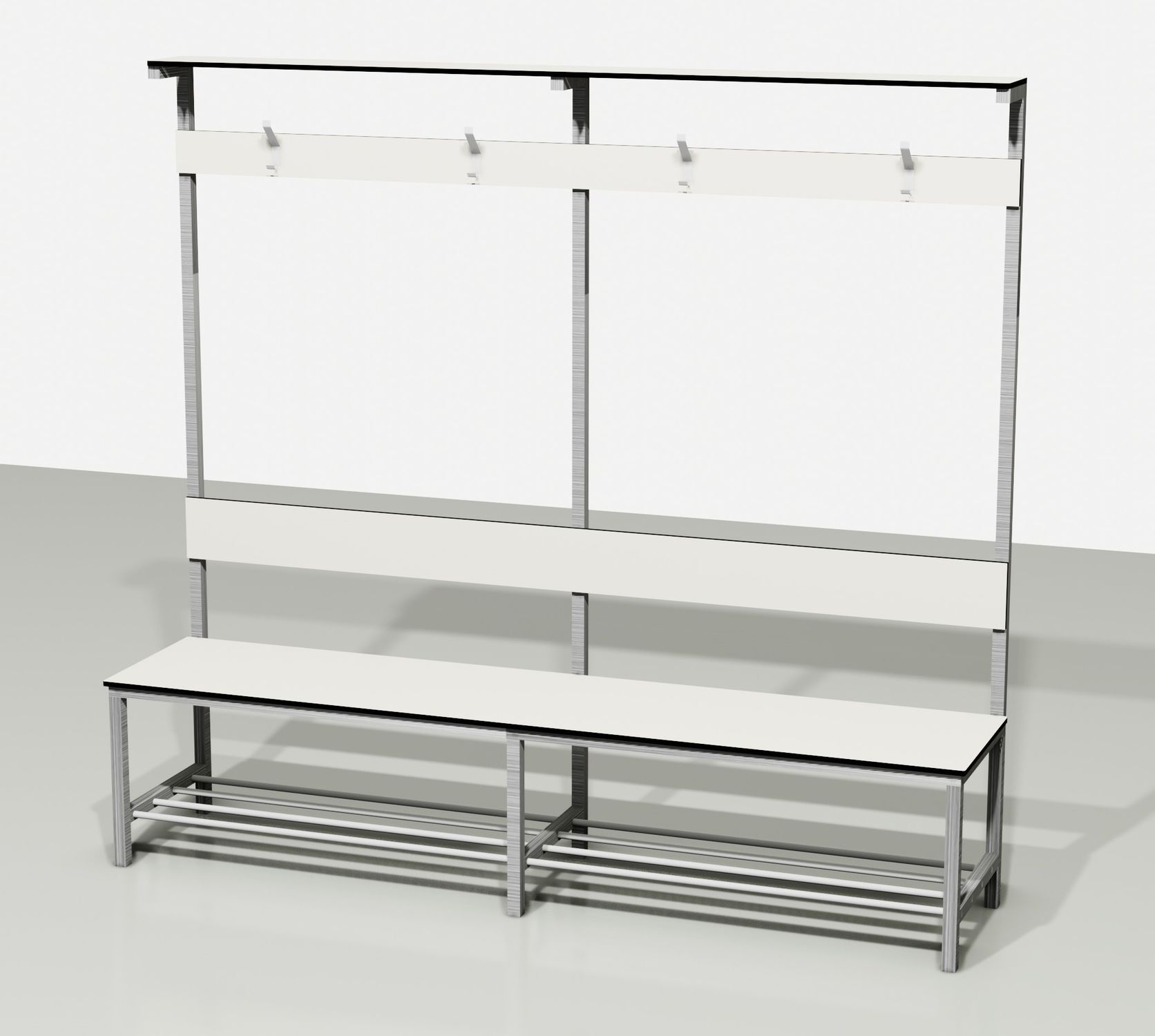 Waiting room bench - CEL Components s.r.l. - hospital locker room ...