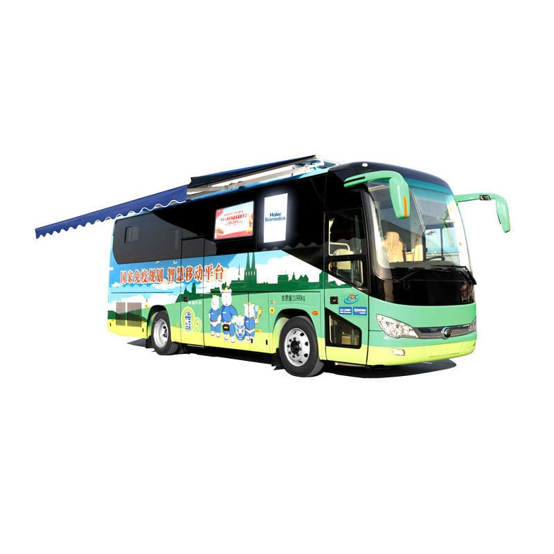 Vaccine transport mobile health vehicle - Haier Biomedical - bus