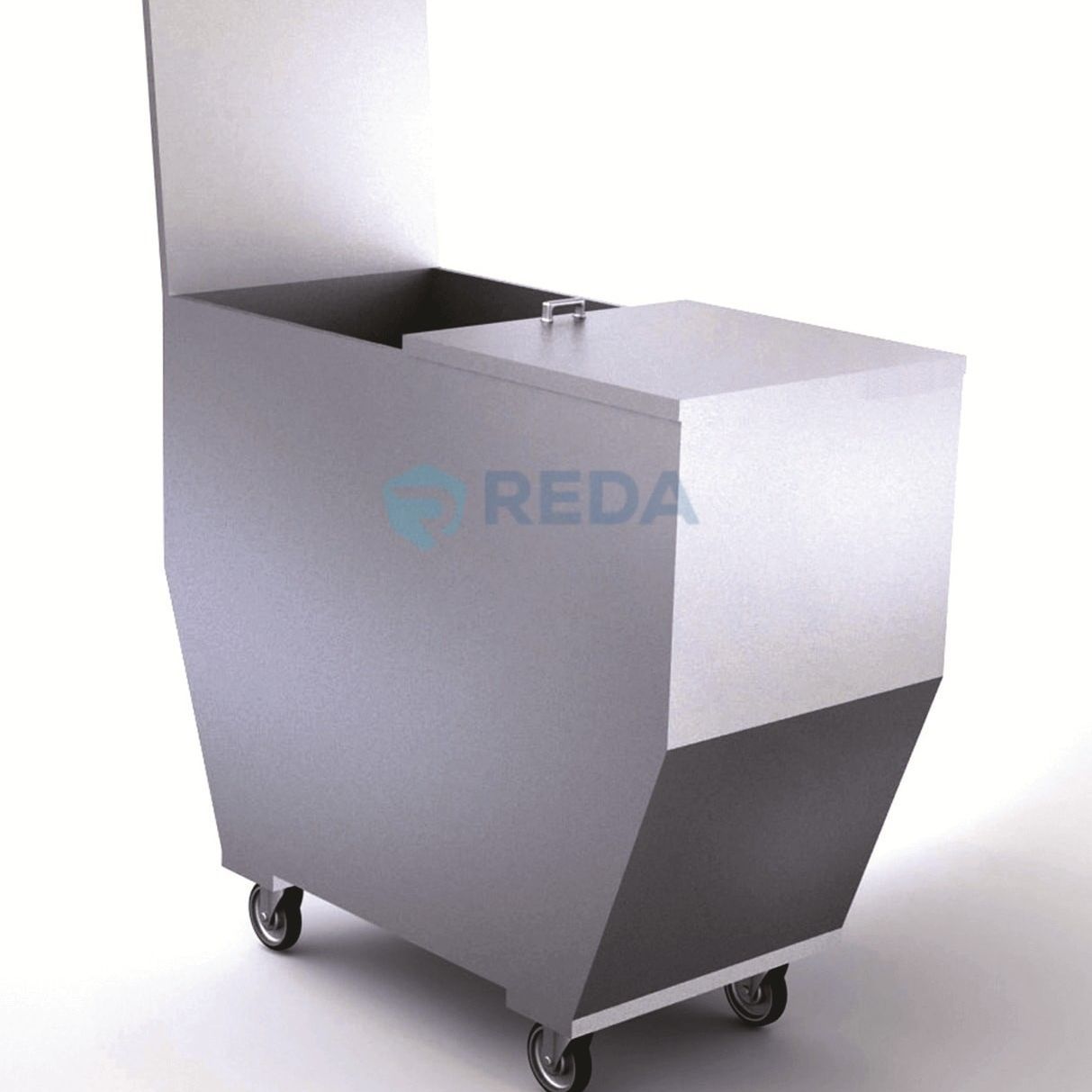 Medical trolley - 2e-51014 - Reda - transport / waste / stainless steel