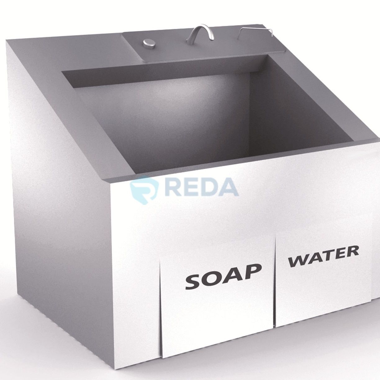 Medical wash basin - PAM-017 - Reda - for hygiene area / 1-station ...