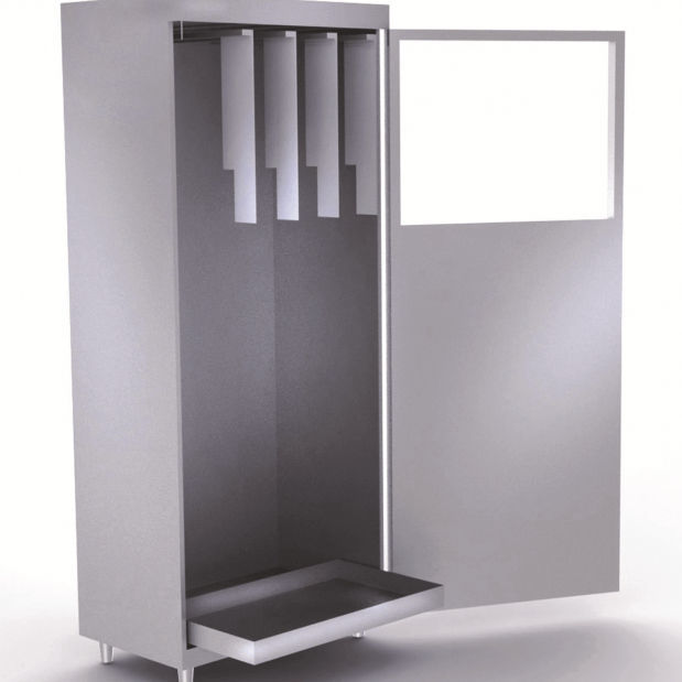 Endoscope cabinet - 2e-52006 - Reda - hospital / with shelf / stainless ...