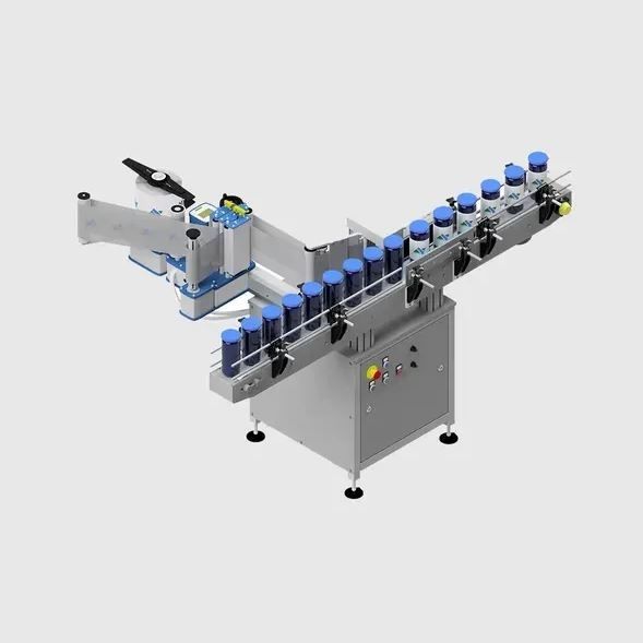 Pharmaceutical industry labeling machine - System 1 - Albertina Machinery