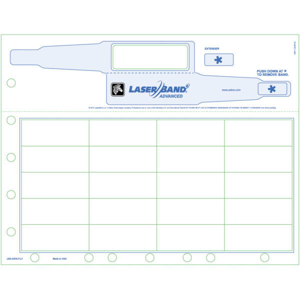 Adult identification bracelet - Z-Band - Zebra Technologies Europe Ltd ...