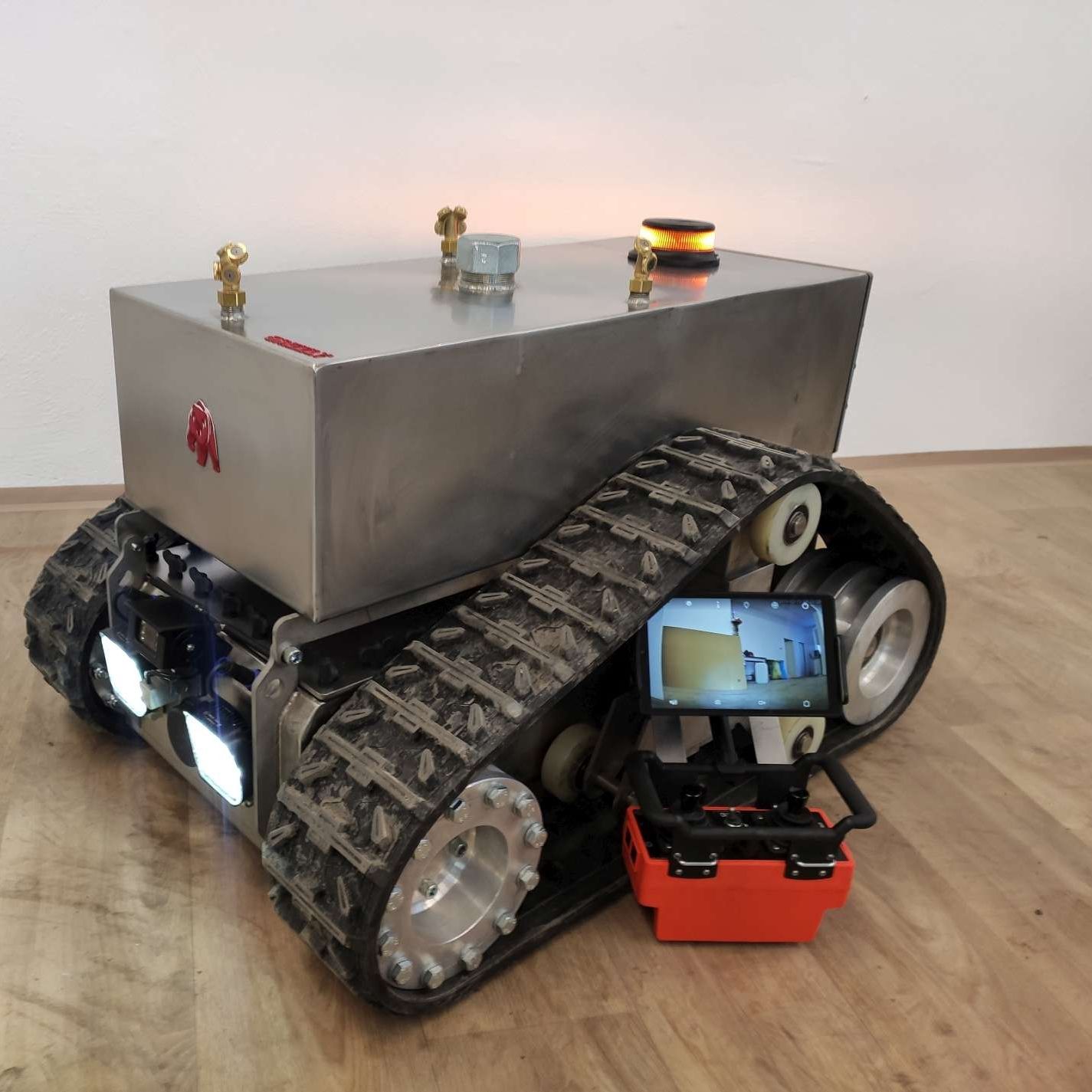 Spray disinfection robot - PROMETHEUS - Grizzly Robotics - mobile ...