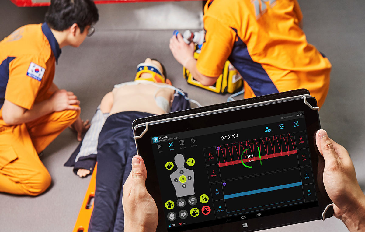Training simulator - CPTA-PLUS - BT Inc. - evaluation / monitoring / CPR