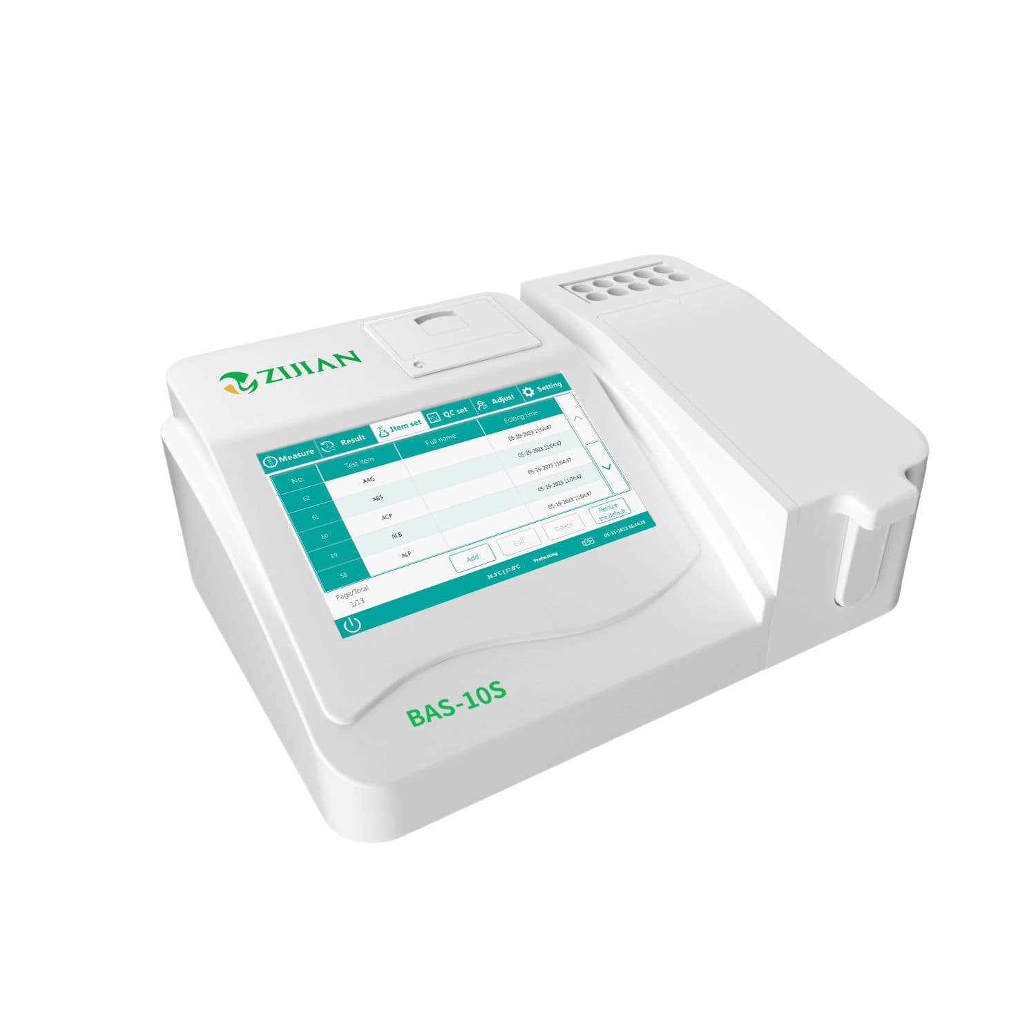 Semi-automatic clinical chemistry analyzer - BAS-10S - Shenzhen Zijian ...