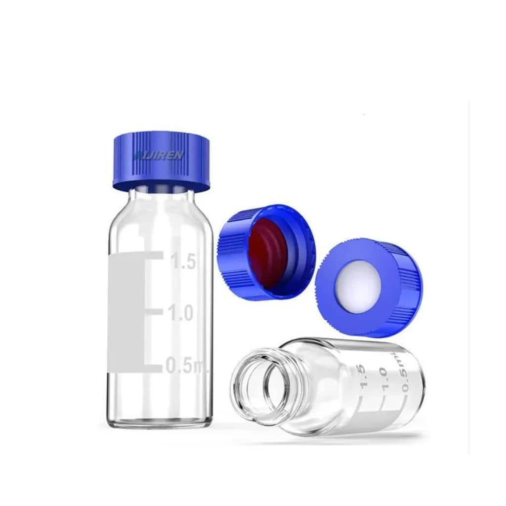 HPLC vial - Thread ND9 - ZHEJIANG AIJIREN TECHNOLOGY INC. - for GC / PTFE / borosilicate glass