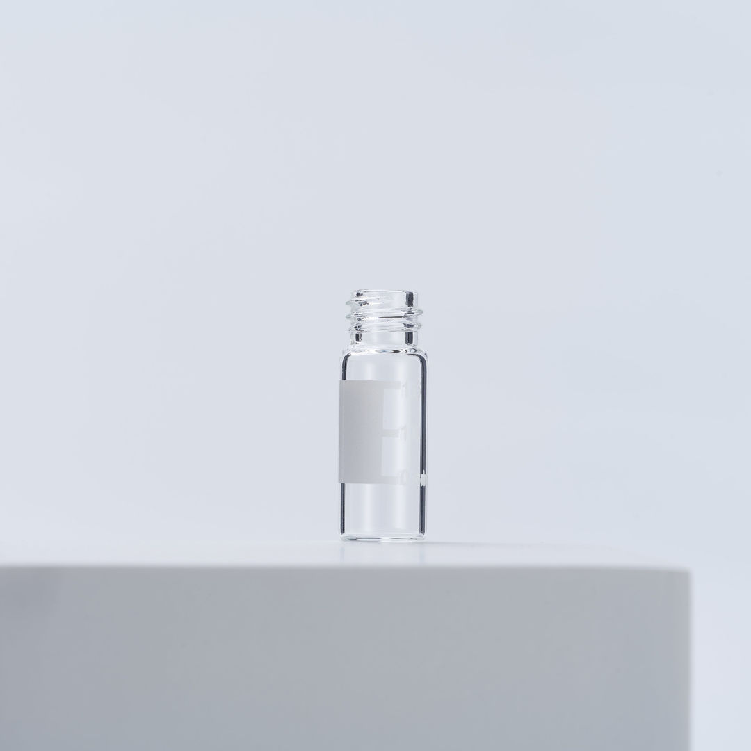 Laboratory vial - Clear Screw Vial w/Write-on Spot 10-425 Thread ...