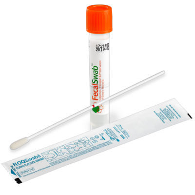 Cary-Blair swab - FecalSwab® - Medschenker - flocked