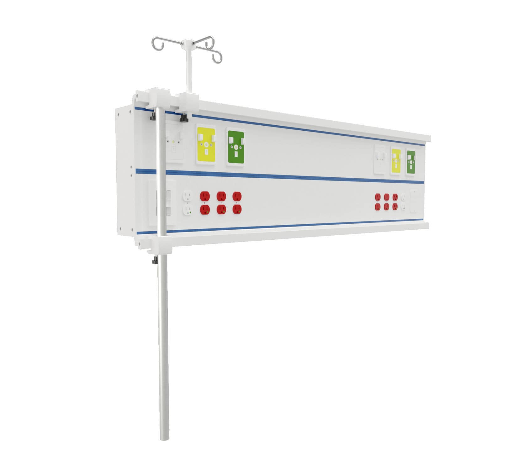 Horizontal bed head unit - Tecno Diseño SAS - wall-mounted / modular ...