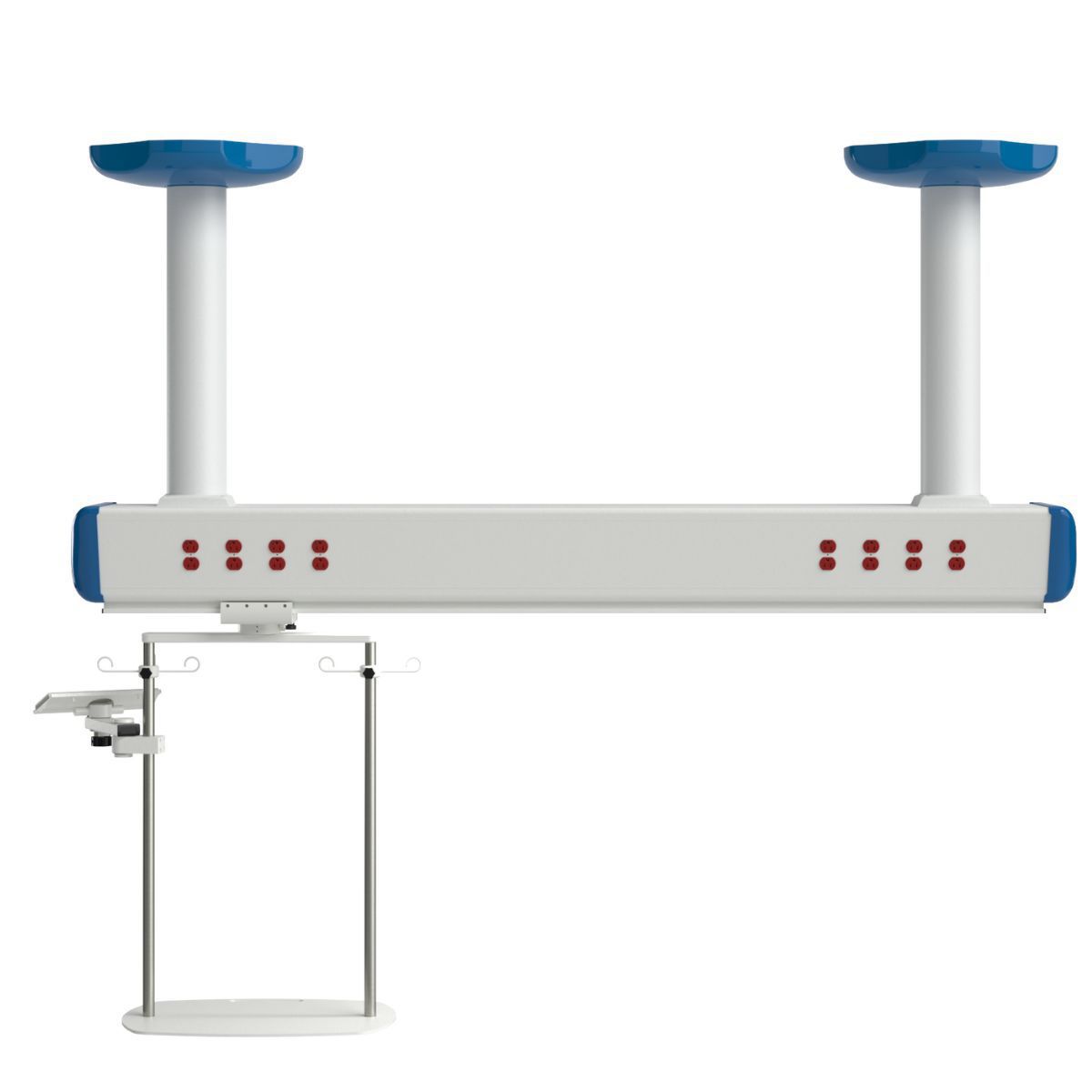 Double medical pendant - Tecno Diseño SAS - ceiling-mounted / intensive ...