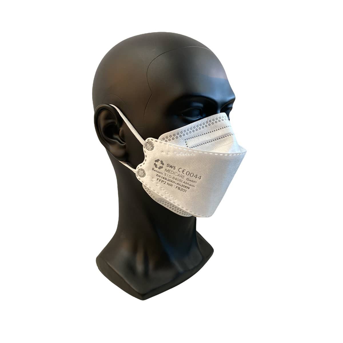 FFP2 respirator mask - FB201 - SWS-Medicare - polypropylene / latex ...