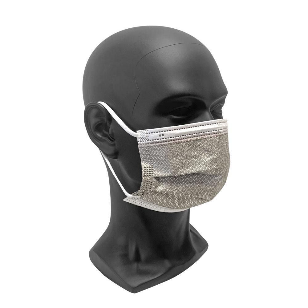Type IIR surgical mask - SWS-Medicare - latex-free / adult / gray