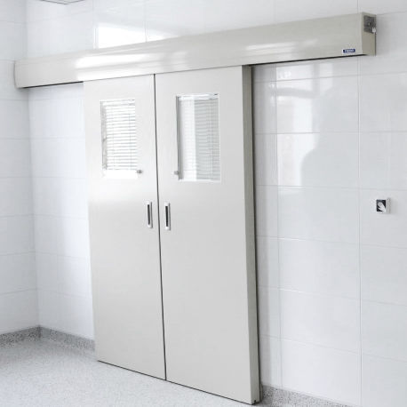 Operating room door - 104.21 - FORCLEAN - sliding / swing / stainless steel