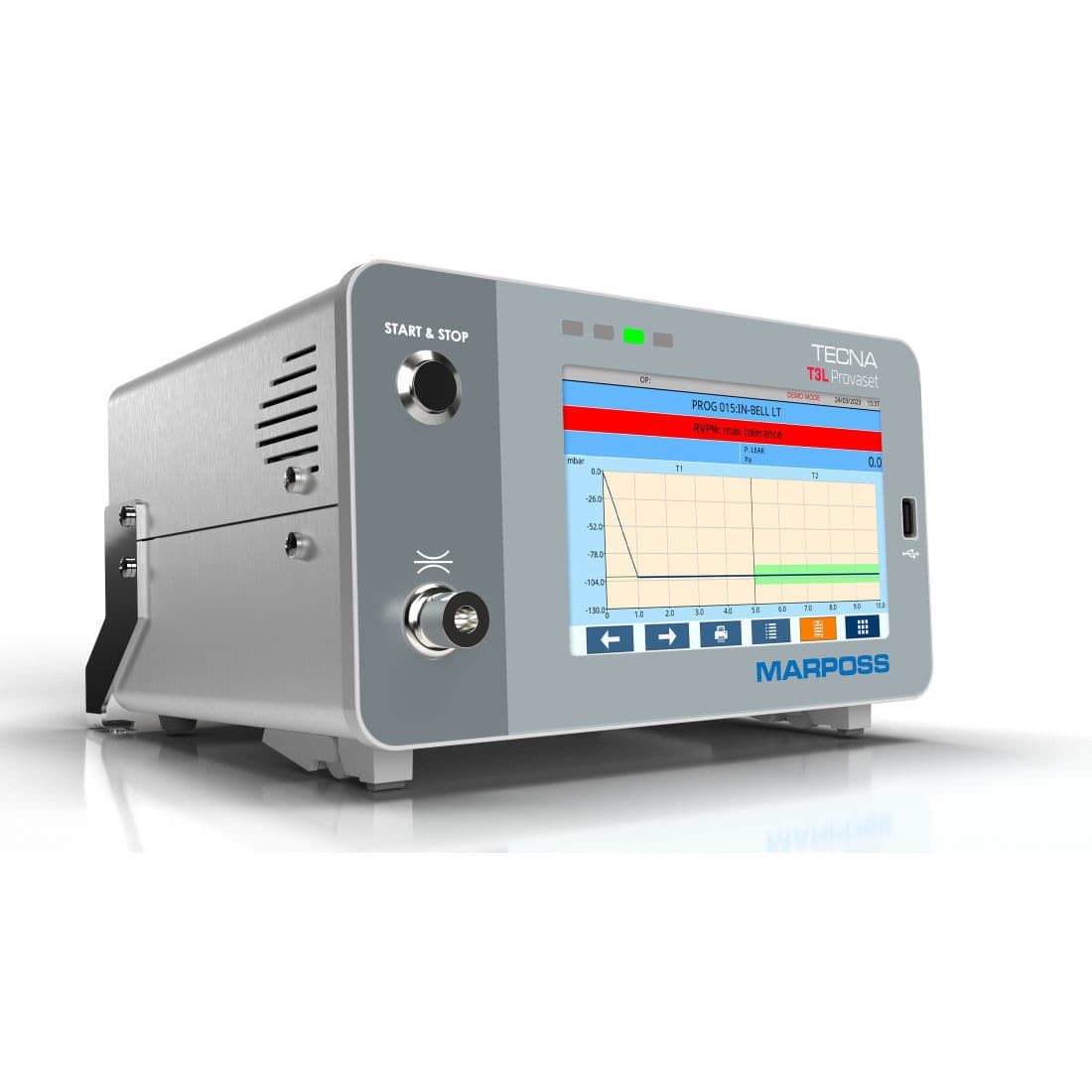 Differential pressure decay leak tester - TECNA T3LD - MARPOSS - for ...