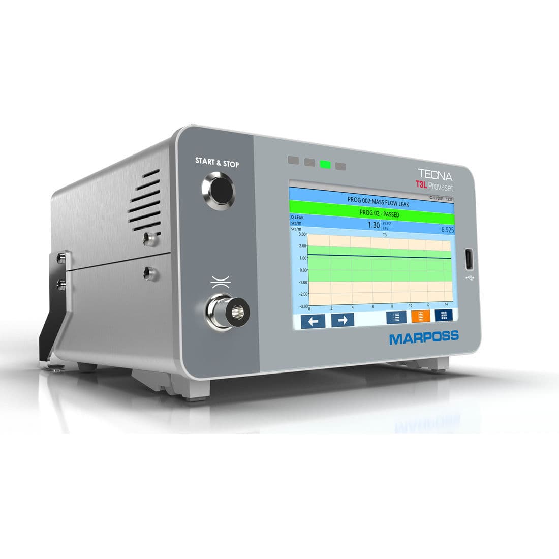 Mass flow leak tester - TECNA T3LMF - MARPOSS - for medical devices ...