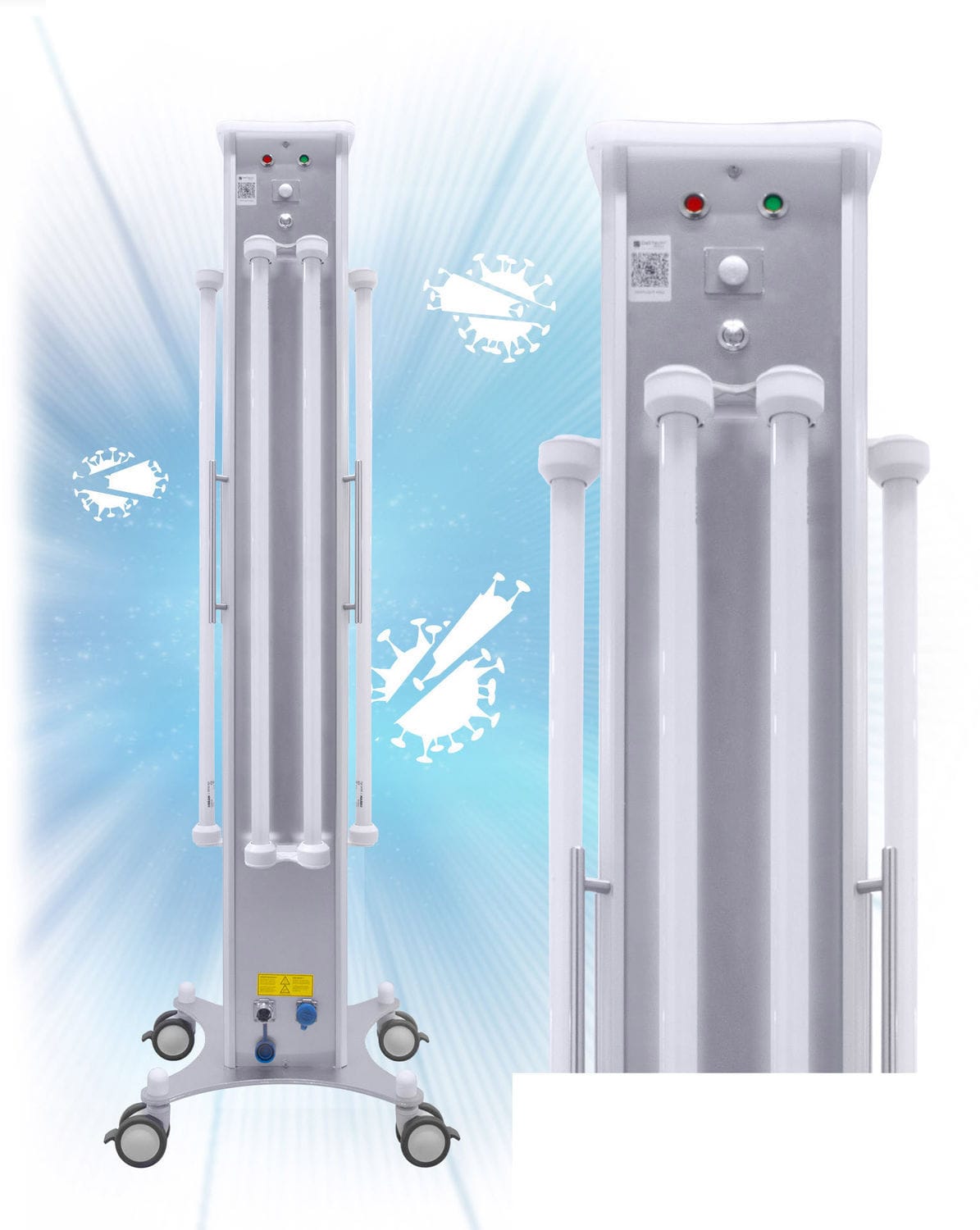 UVC disinfection system - DEP-RM300V3-M - Deeplight - mobile