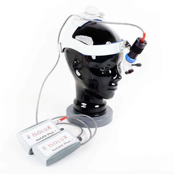Surgical head-light - IsoLED Plus+ - Isolux - LED / with rechargeable ...