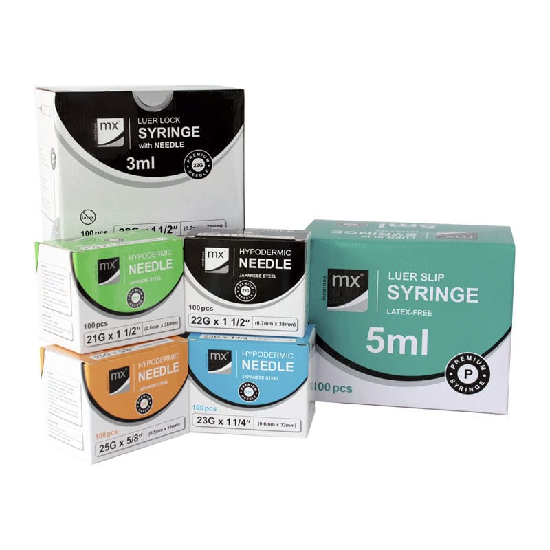 5 ml syringe - Medinox - 3 mL / sterile / luer lock