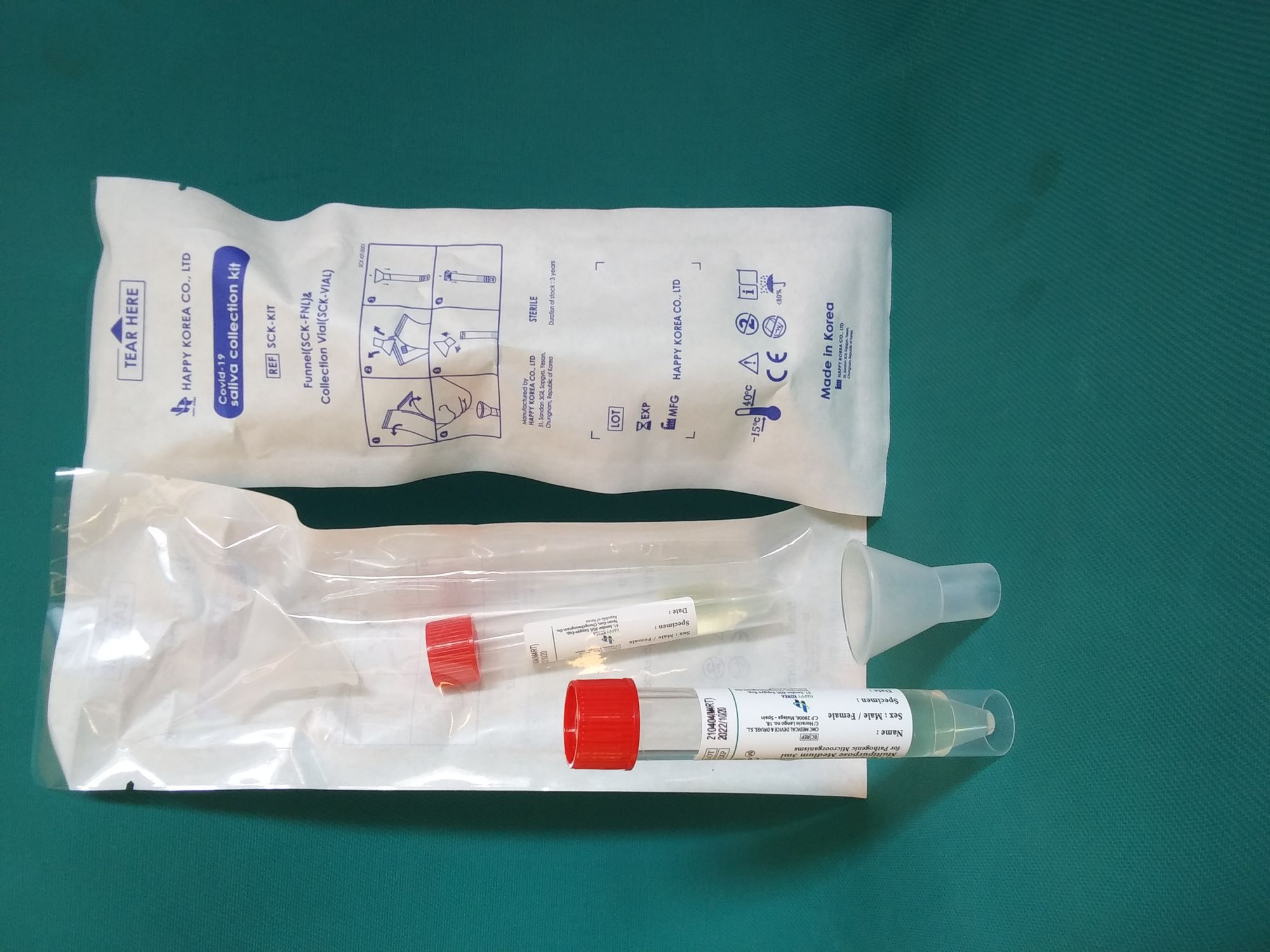 Saliva collection kit - SCK-M4RT - Biz Distribution