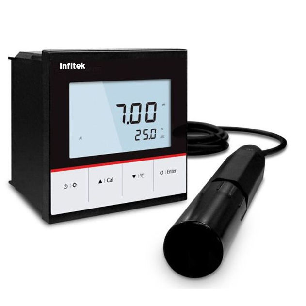 Laboratory pH meter - PH-OL620 - Infitek - portable / with thermometer ...