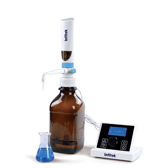 Laboratory bottle-top dispenser - dDISP - Infitek - electronic ...