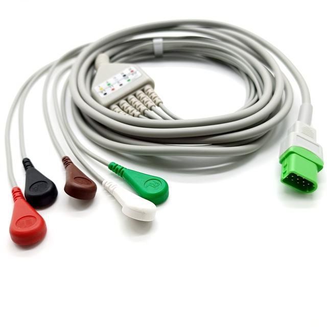 3-wire ECG cable - EC203SA-026 - Shenzhen Redy-Med Technology Co.,Ltd ...
