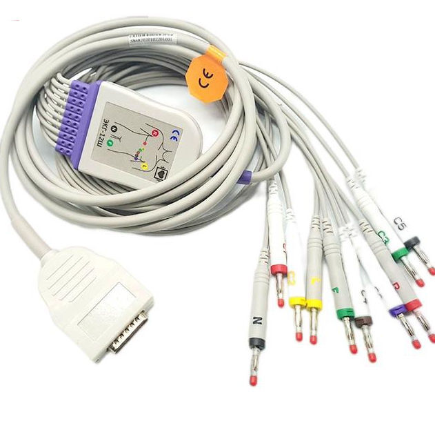 10-wire ECG cable - EK210SA-002C - Shenzhen Redy-Med Technology Co.,Ltd
