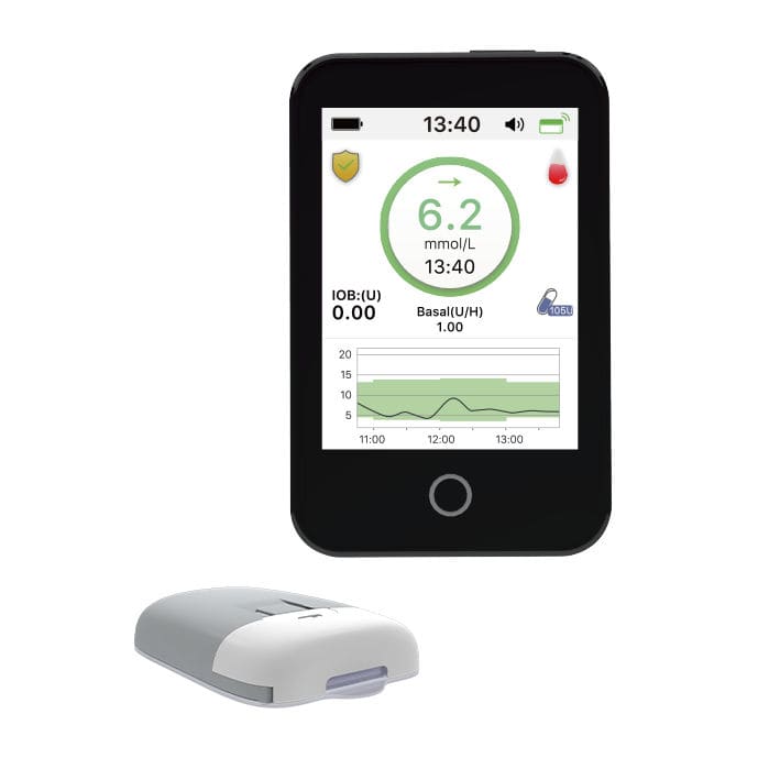 Wireless insulin pump - TouchCare® Nano - Medtrum - with touch screen ...