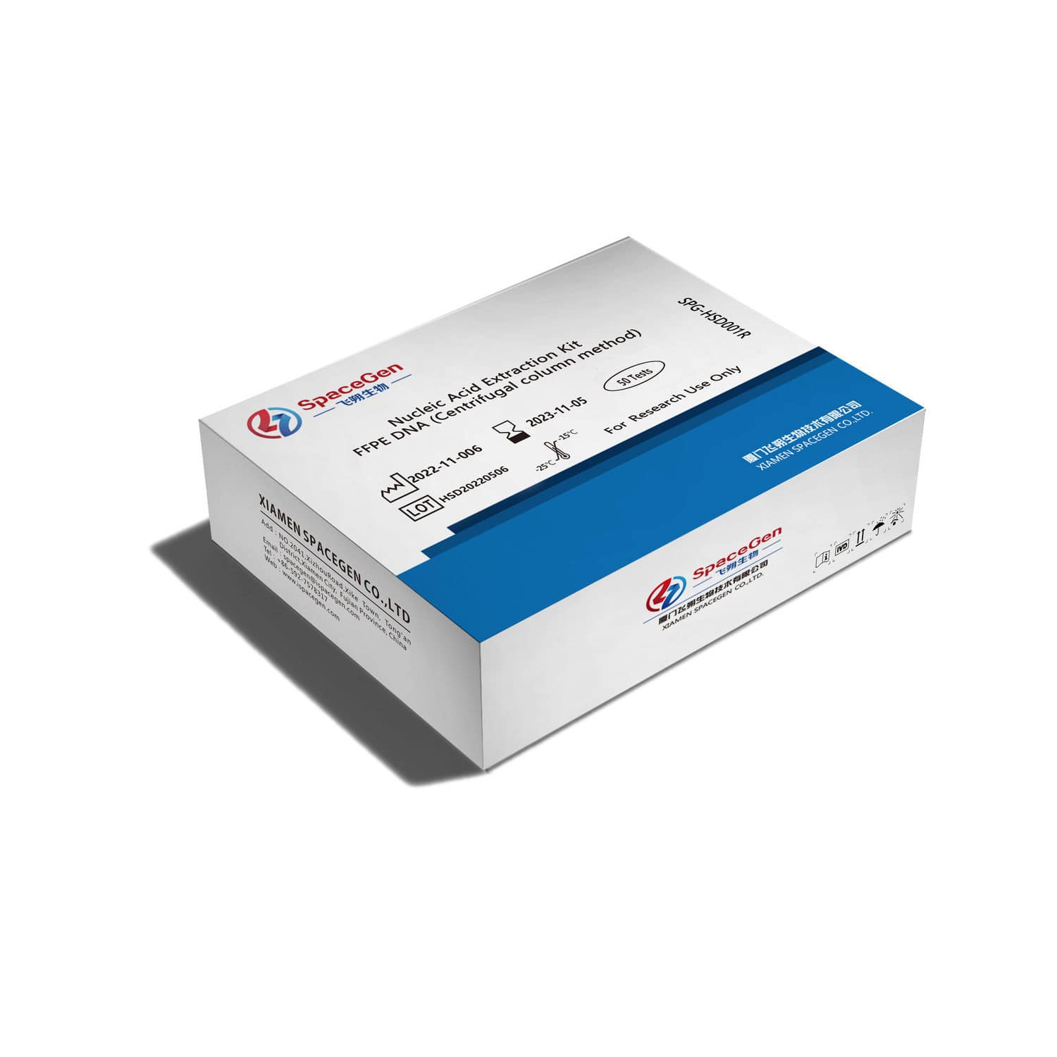 Research test kit - SPG-HSD001R - SPACEGEN - DNA extraction / FFPE ...