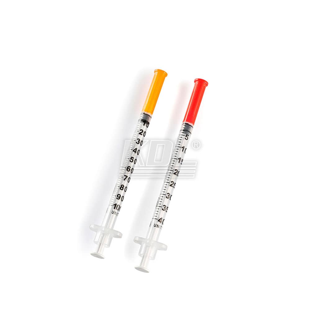 Insulin syringe - U-40 - Zhejiang Kindly Medical Devices - 1 ml / 0.5 ...