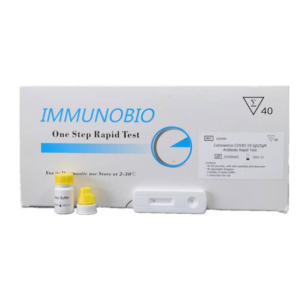 COVID-19 rapid test - Hangzhou Immuno Biotech Co., Ltd - IgG / IgM ...