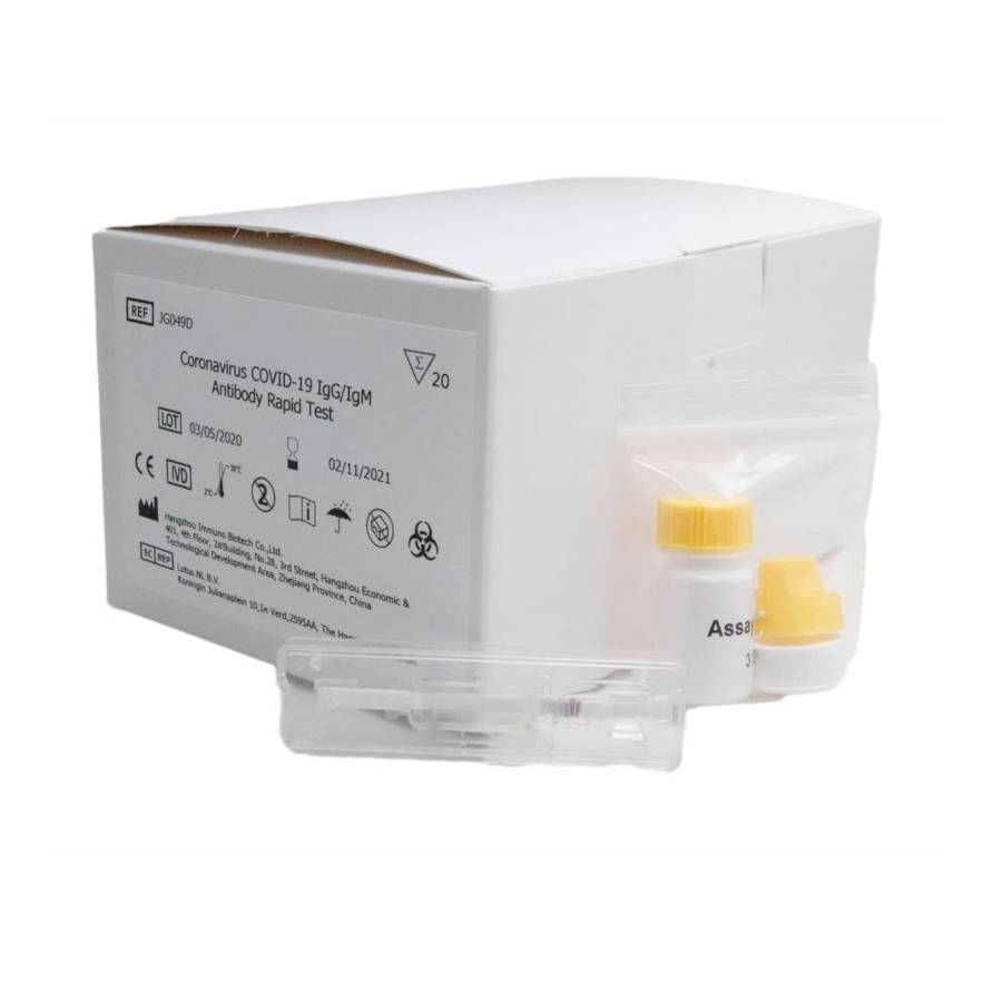 COVID-19 rapid test - Hangzhou Immuno Biotech Co., Ltd - IgG / IgM ...