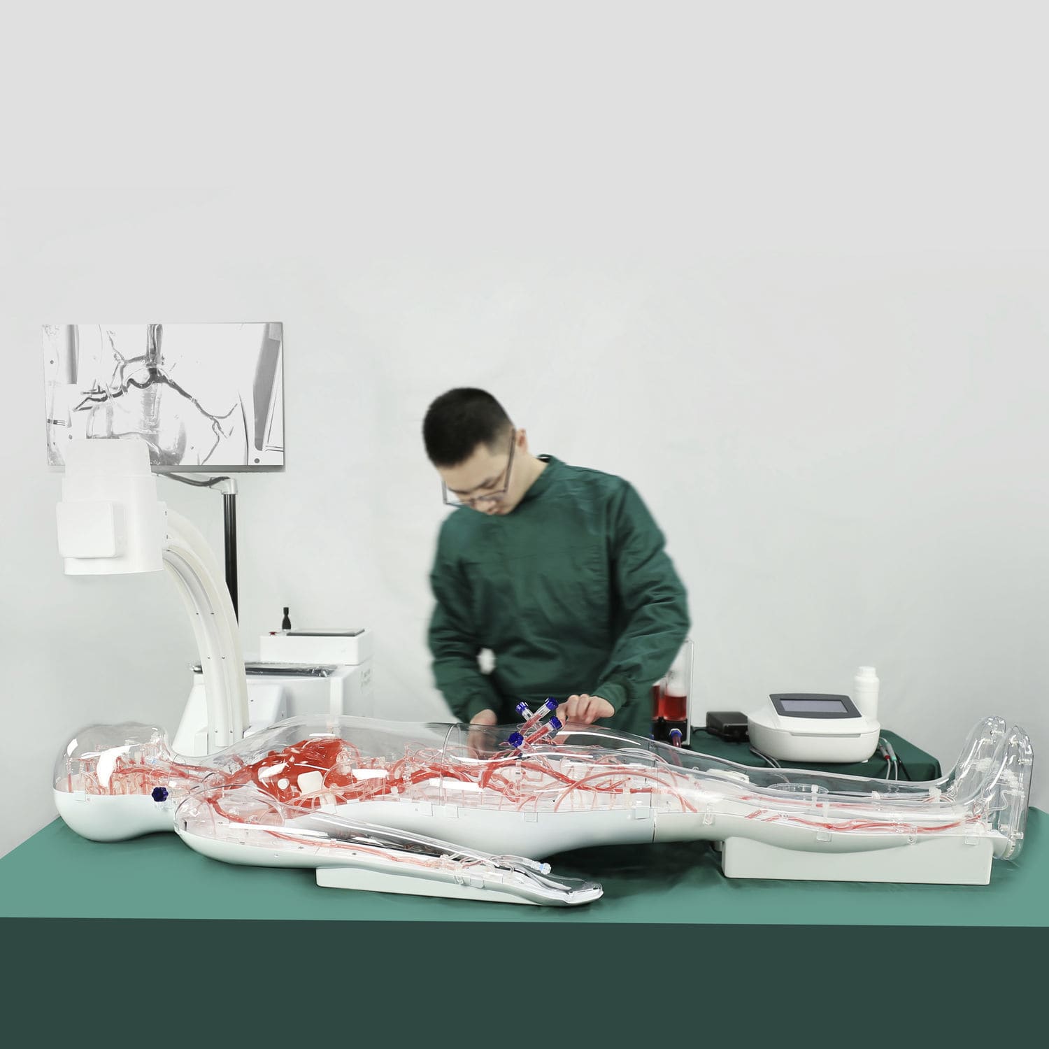 Vascular surgery simulator - PLZHXG-001 - Shanghai Preclinic Medtech ...
