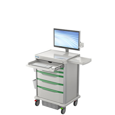 Medical computer trolley - Touchpoint Medical - accessories / modular