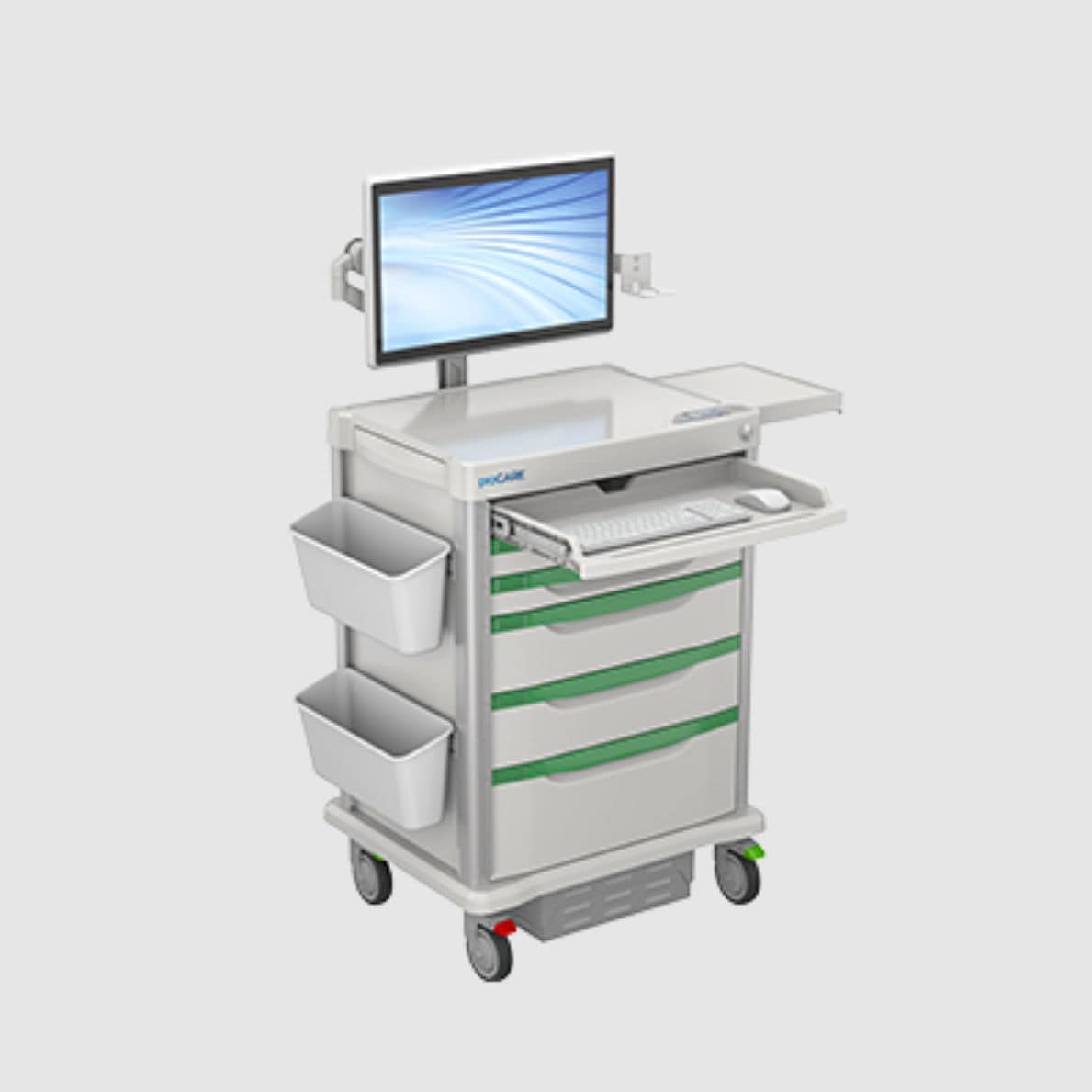 Medical computer trolley - Touchpoint Medical - accessories / mobile ...