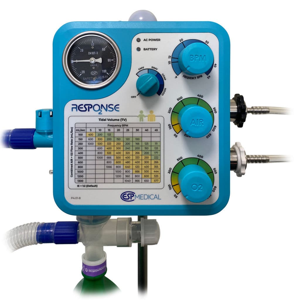 Emergency ventilator - RESPO2NSE - ESP Medical - intensive care ...