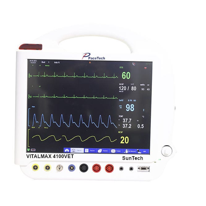 Portable patient monitor - VITALMAX 4100VET - Pace tech Medical - ECG ...