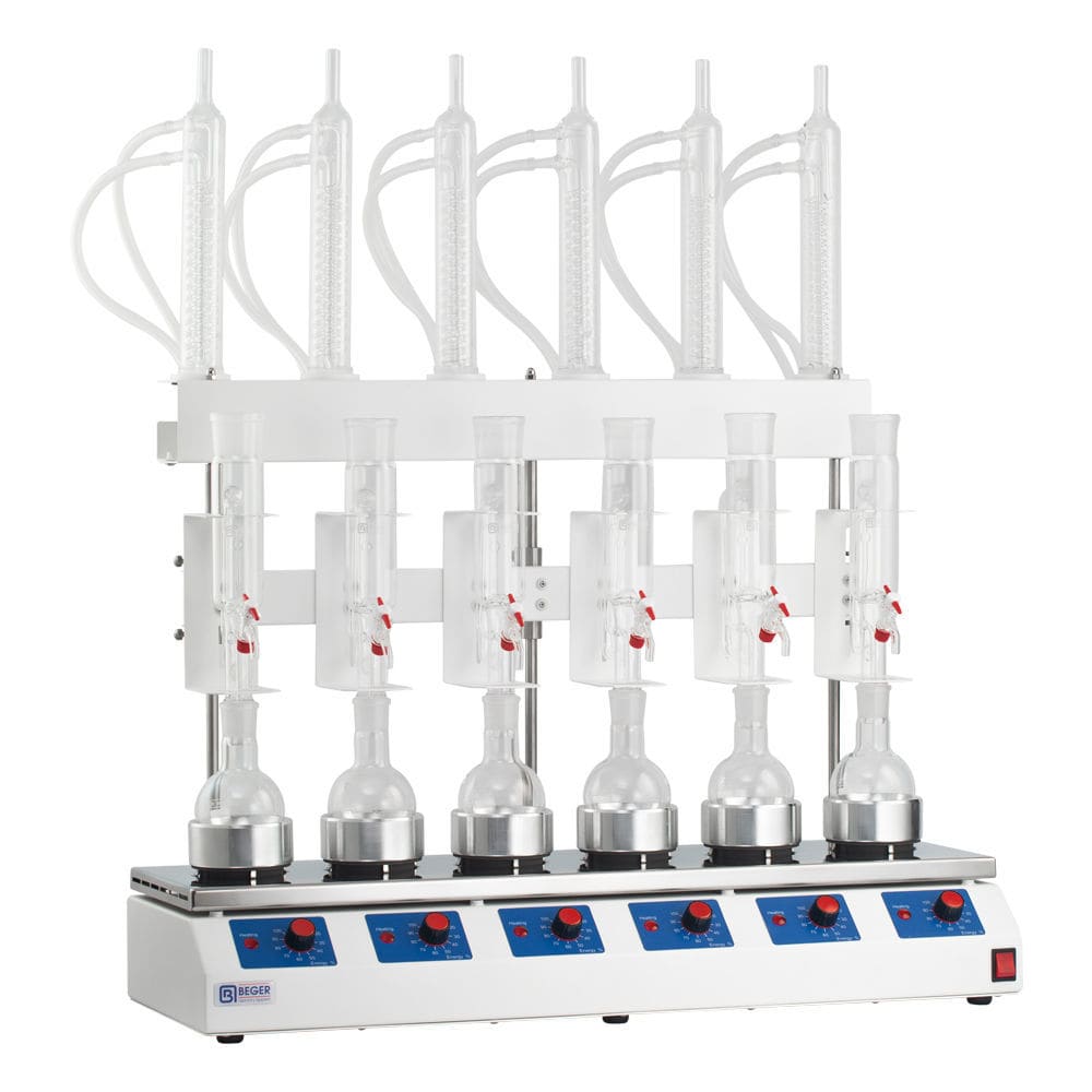 Soxhlet laboratory extractor - FAT 6 - BEGER Ltd. - automatic / for fat ...