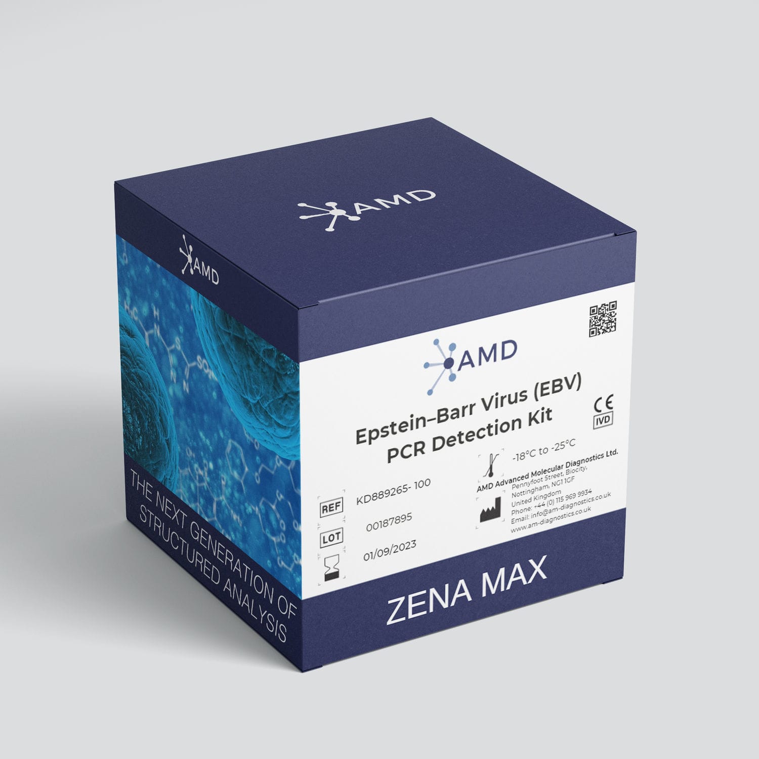 Epstein-Barr virus detection kit - KD889265- 100 - Advanced Molecular ...