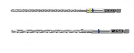 Orthopedic surgery drill bit - SK-C-3 series - Delphos Implants - metallic