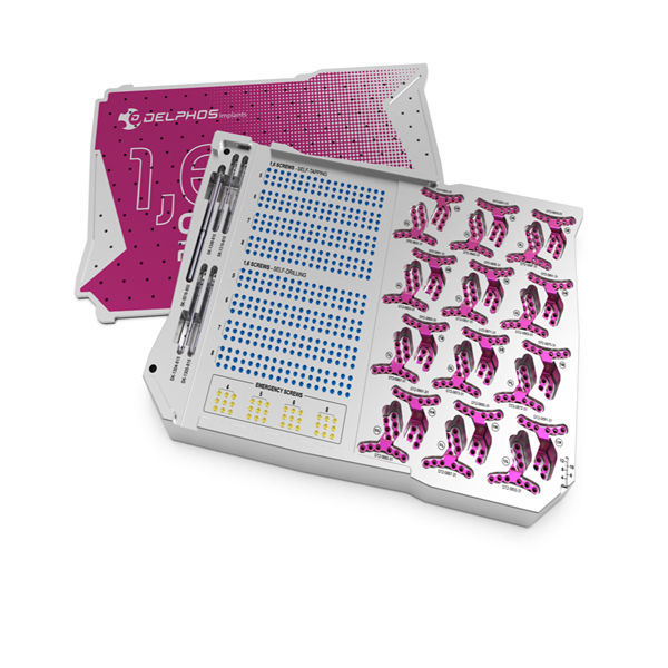 Cranio-maxillofacial surgery instrument kit - System D Middle S ...