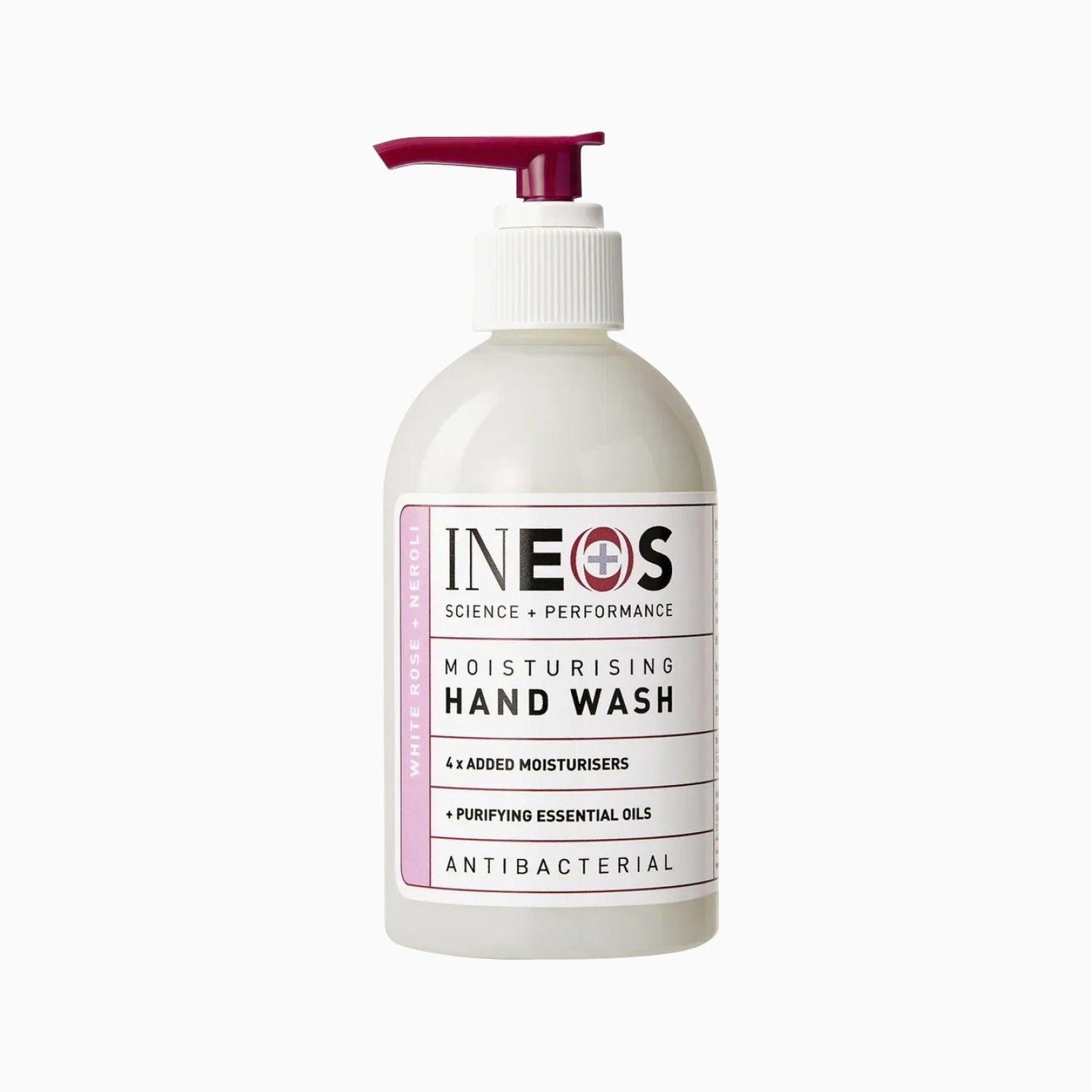 250 mL hand sanitizer - WHITE ROSE + NEROLI - INEOS Hygienics