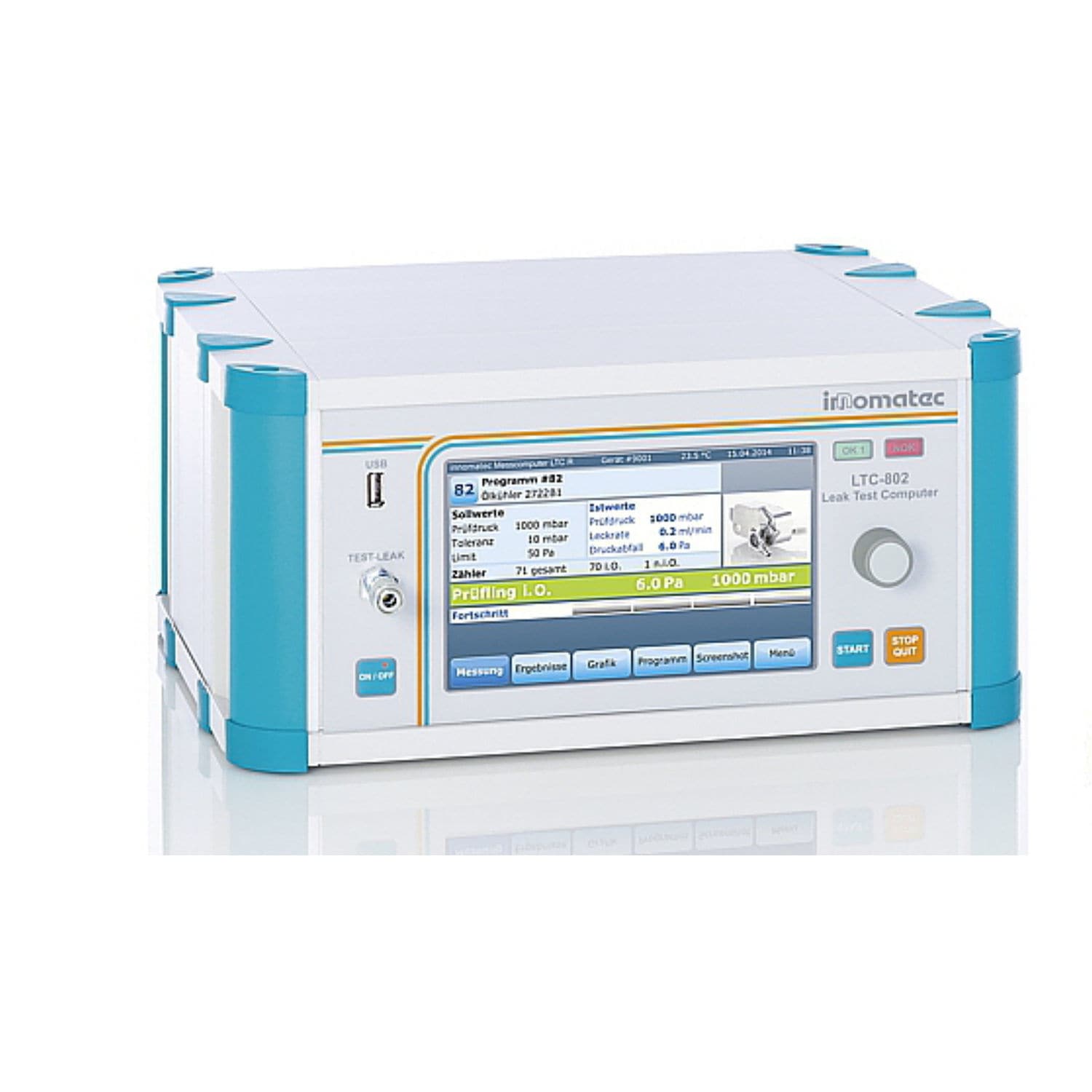 Leak tester for the pharmaceutical industry - LTC-802 - innomatec Mess ...