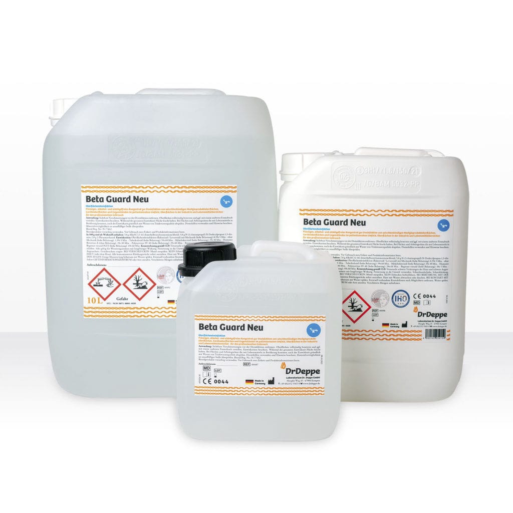 Surface disinfectant - Beta Guard Neu - Laboratorium Dr. Deppe - for ...