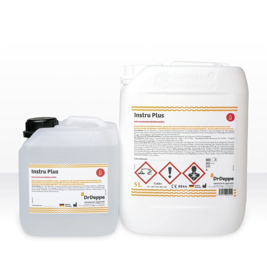 Surgical instrument disinfectant - Instru Plus - Laboratorium Dr. Deppe ...
