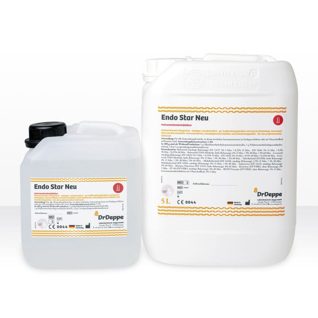 Surgical instrument disinfectant - Endo Star Neu - Laboratorium Dr. Deppe - liquid / 5000 mL ...