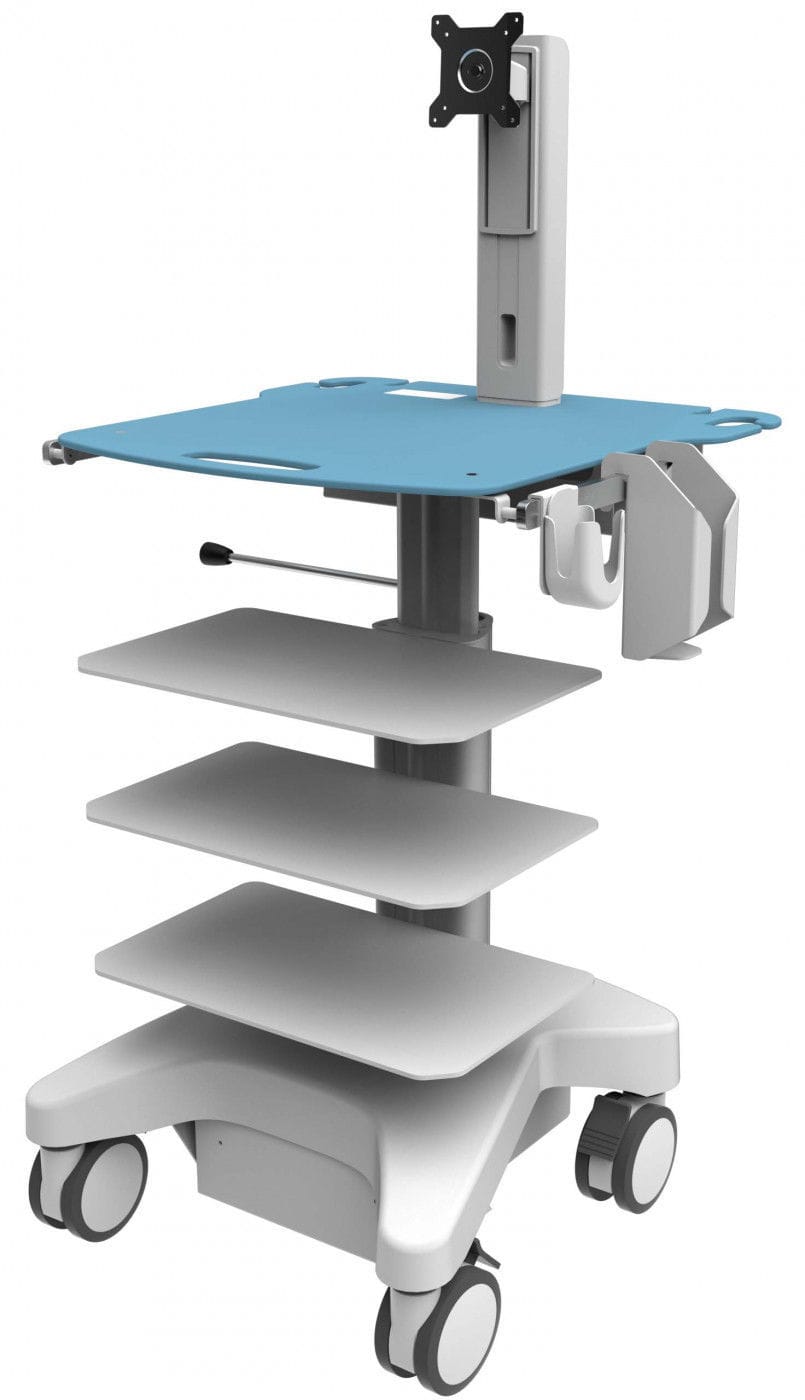 Monitor trolley - Rhino - Medical Cart Company Kft - transport / with ...