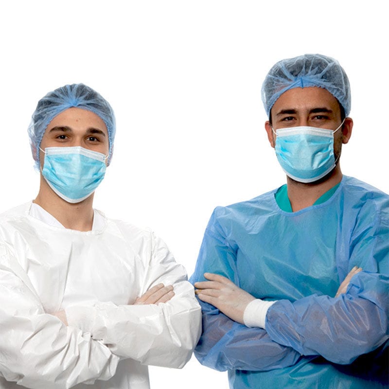 Adult surgical mask - Podima Medikal - blue / disposable / hypoallergenic